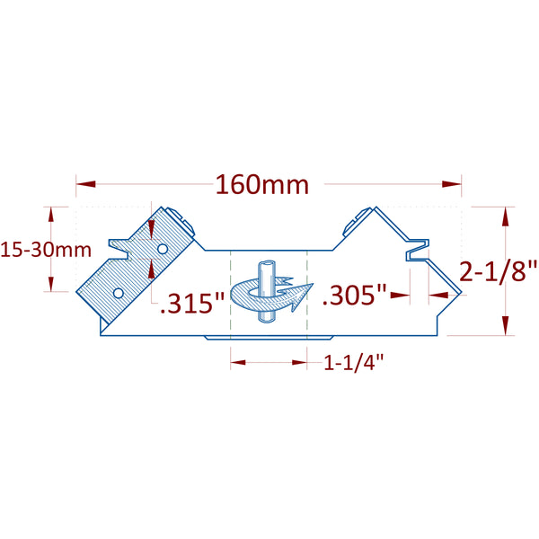 Lock Mitre Shaper Cutterhead (521-160.030) | Royce America