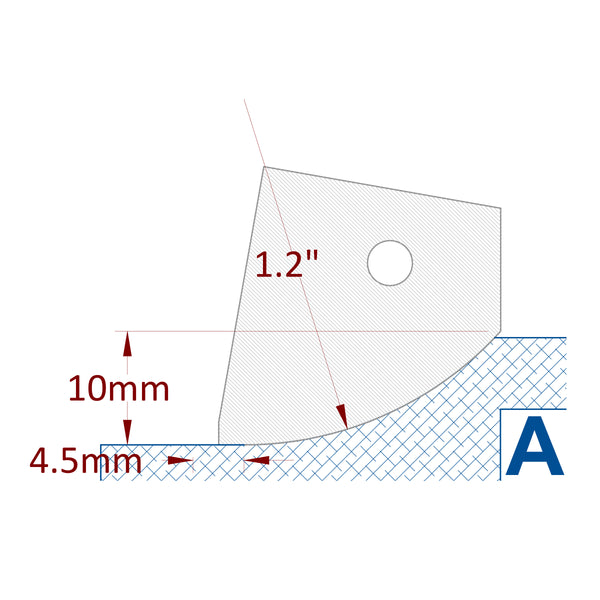 Insert Panel and Outside Edge Router Bit | Royce America