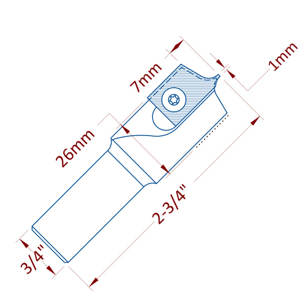 Insert Radius Profile Router Bit | Royce America