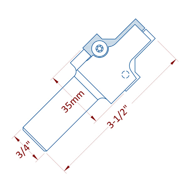 Insert Outside Edge Profile Router Bit | Royce America